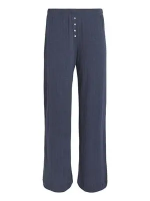 LESET Cotton Pointelle Lounge Trousers