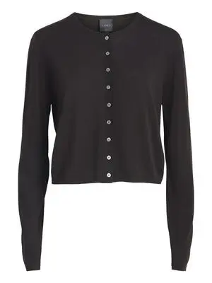 LESET Merino Wool James Cardigan - Brown
