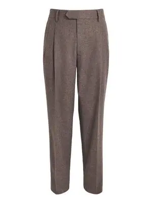 Gabriela Hearst Wool-cashmere Arthur Trousers - Brown