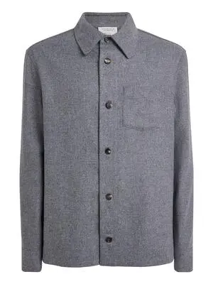 Gabriela Hearst Wool-cashmere Drew Overshirt - Grey