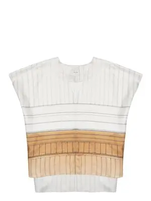 ALYSI Blusa Con Scollo A V Multicolour