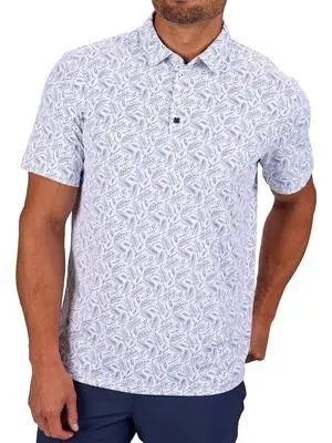 BLACK CLOVER Lucky Feather Polo - White