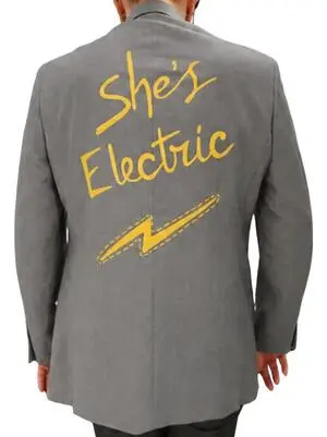 THE DIVINE REBEL COLLECTIVE Shes Electric Blazer - Grey