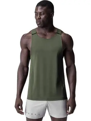 ASRV 3d Lite 2.0 Lycra Pro Singlet - Olive