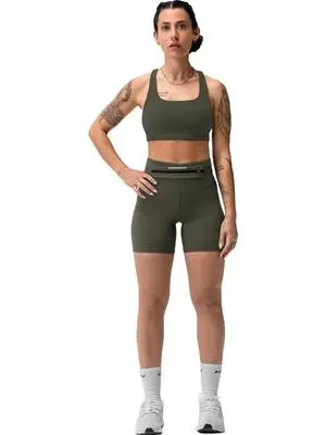 ASRV Lycra 3 In 1 Biker Short - Olive