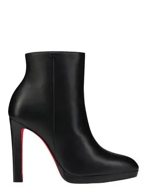 CHRISTIAN LOUBOUTIN Fannylove Booty 120 Leather Boots - Black