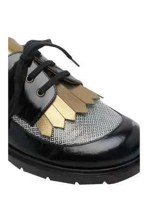 Chie Mihara Jeripa Fringed Loafers - Black