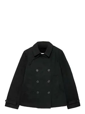 ALLSAINTS Tilda Double-breasted Cotton Jacket - Black