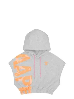 AAPE Moonface Sleeveless Hoodie /heather - Grey
