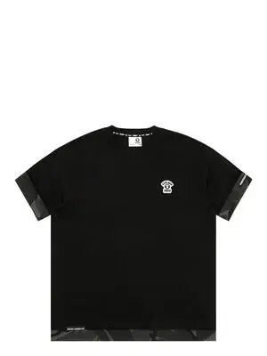 AAPE Now Moonface Logo Short Sleeve Tee - Black
