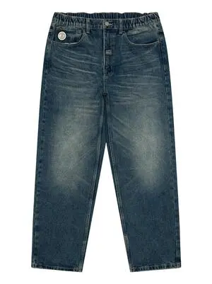AAPE Moonface Washed Jeans /light - Blue