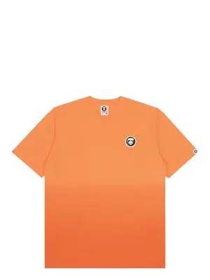 AAPE Moonface Camo Patch Gradient Tee /light - Orange
