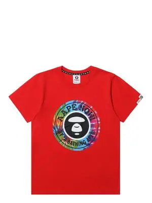 AAPE Tie-dye Logo Tee /light - Red