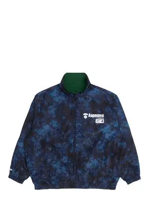 AAPE Moonface Reversible Zip Jacket 'navy - Blue