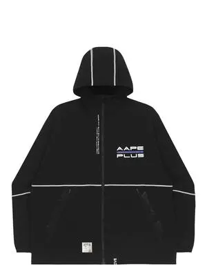 AAPE Hooded Zip Jacket - Black