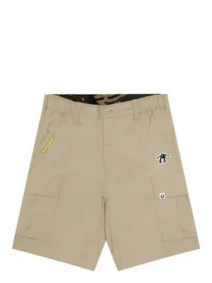 AAPE Moonface Logo Cargo Shorts 'beige/grey - Tan