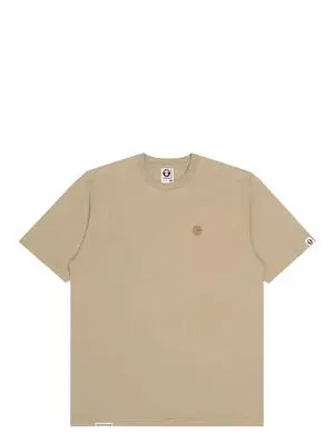 AAPE Moonface Embroidered Tee /light - Purple