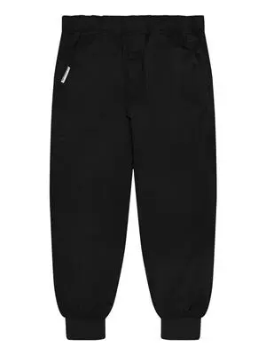 AAPE Now Moonface Logo Tapered Jogger Pants - Black