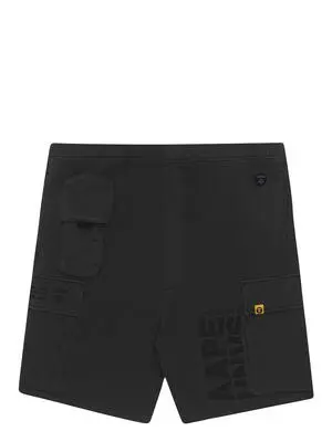 AAPE Moonface Cargo Shorts /light - Black