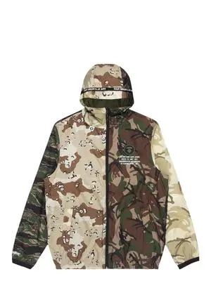 AAPE BY *A BATHING APE Moonface Camo Lightweight Jacket 'beige/multi' Tan