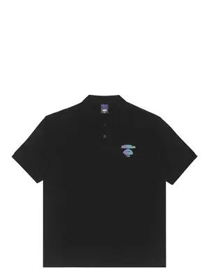 AAPE Moonface Back Print Polo - Black