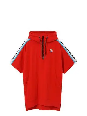 AAPE Logo Long Hoodie /light - Red