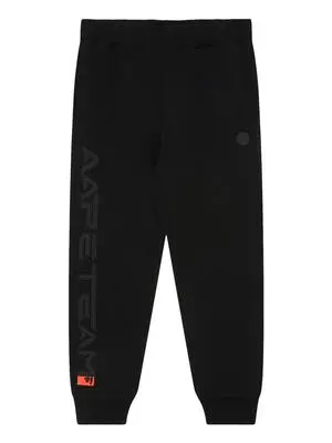 AAPE Moonface Patch Sweatpants - Black