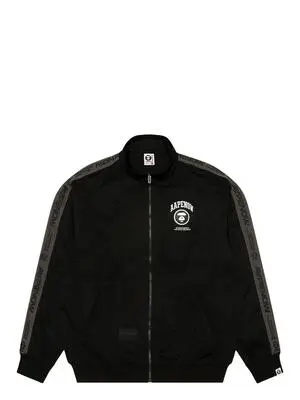 AAPE Moonface Patch Track Jacket - Black