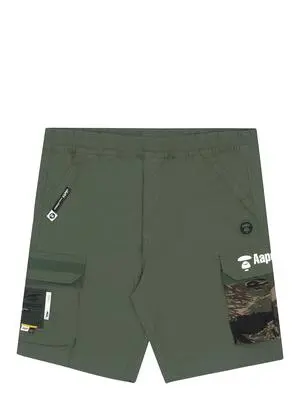 AAPE Moonface Camo Cargo Shorts 'khaki/dark - Tan