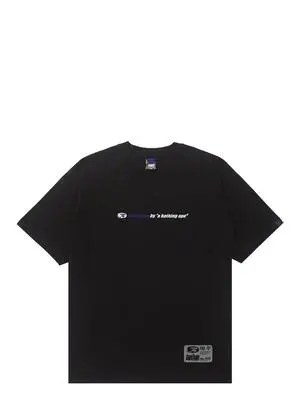 AAPE Moonface Camo Graphic Tee - Black