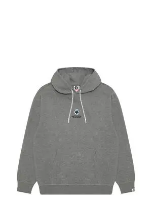 AAPE Now Clover Moonface Hoodie /heather - Grey