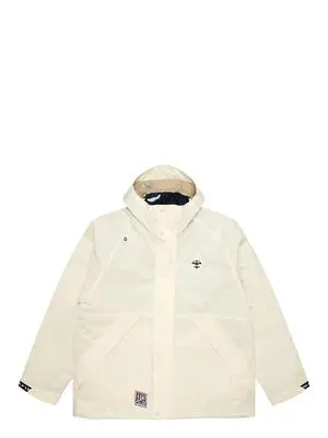 AAPE Moonface Logo Hooded Down Jacket 'ivory - Cream