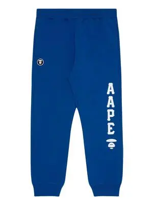 AAPE Moonface Patch Sweatpants /dark - Blue