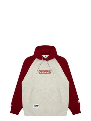 AAPE BY *A BATHING APE R Printed Hoodie 'burgundy' Red