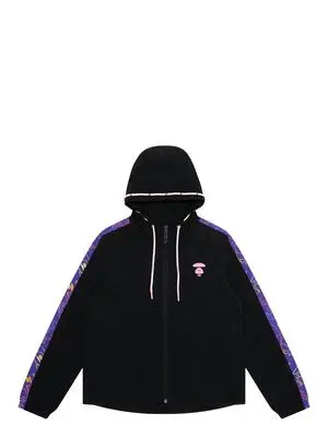AAPE BY *A BATHING APE Moonface Hooded Zip Jacket - Black