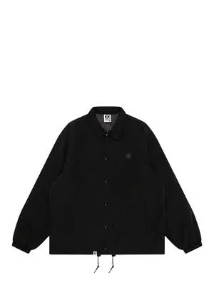 AAPE Now Moonface Logo Coach Jacket - Black