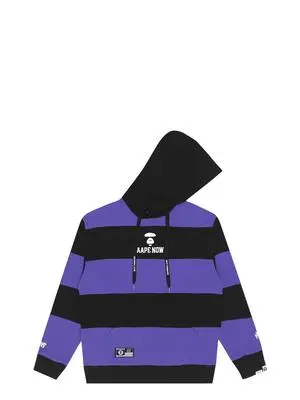 AAPE Striped Hoodie - Black