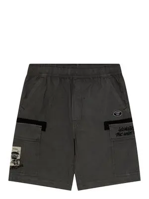 AAPE Moonface Cargo Shorts - Black