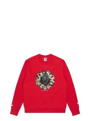AAPE Graphic Sweatshirt - Red