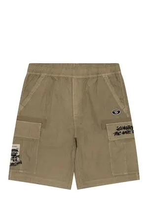 AAPE Moonface Cargo Shorts 'beige/grey - Tan
