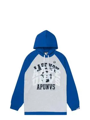 AAPE Moonface Raglan Hoodie - Blue