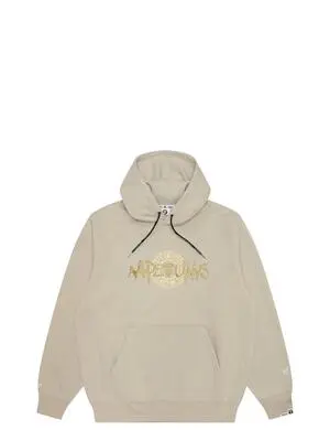 AAPE Logo Basic Hoodie /yellow - Grey