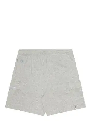 AAPE Sweat Shorts /heather - White