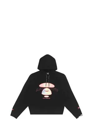AAPE Moonface Embroidered Hoodie - Black