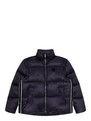 AAPE Moonface Patch Reversible Puffer Jacket /purple - Grey