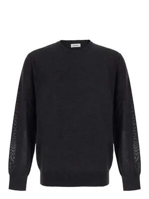 KANGRA Merino Extrafine Crew Neck Long Sleeve Jersey Top For - Brown