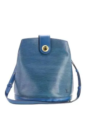 LOUIS VUITTON Cluny Epi Leather Shoulder Bag - Blue