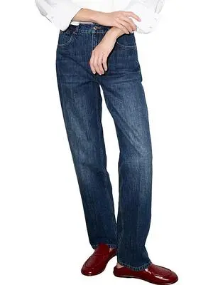 Max & Co. Mcopanetto Mid Rise Slim Fit Jeans - Navy