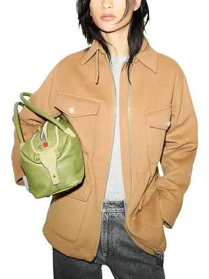 MAX & CO. Leva Wool Collared Short Coat
