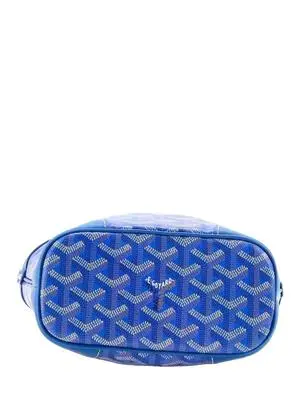 Goyard Beluga Bag Coated Canvas Mini Tote Bag Blue
